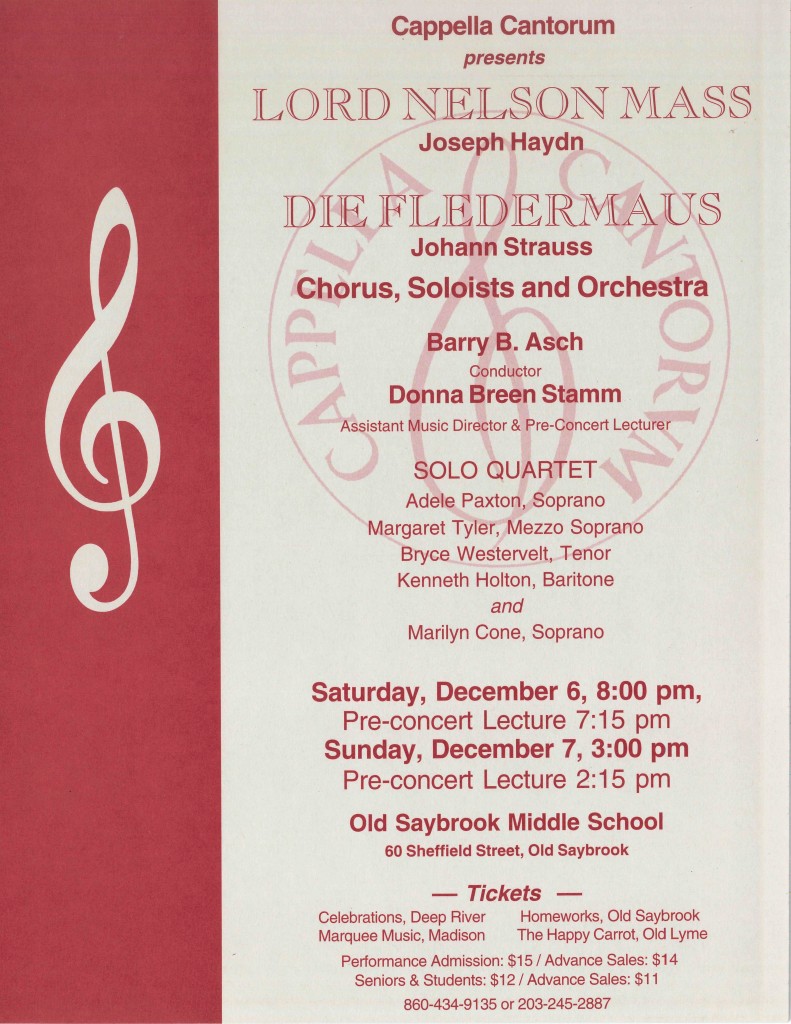 Haydn LORD NELSON MASS & Strauss DIE FLEDERMAUS